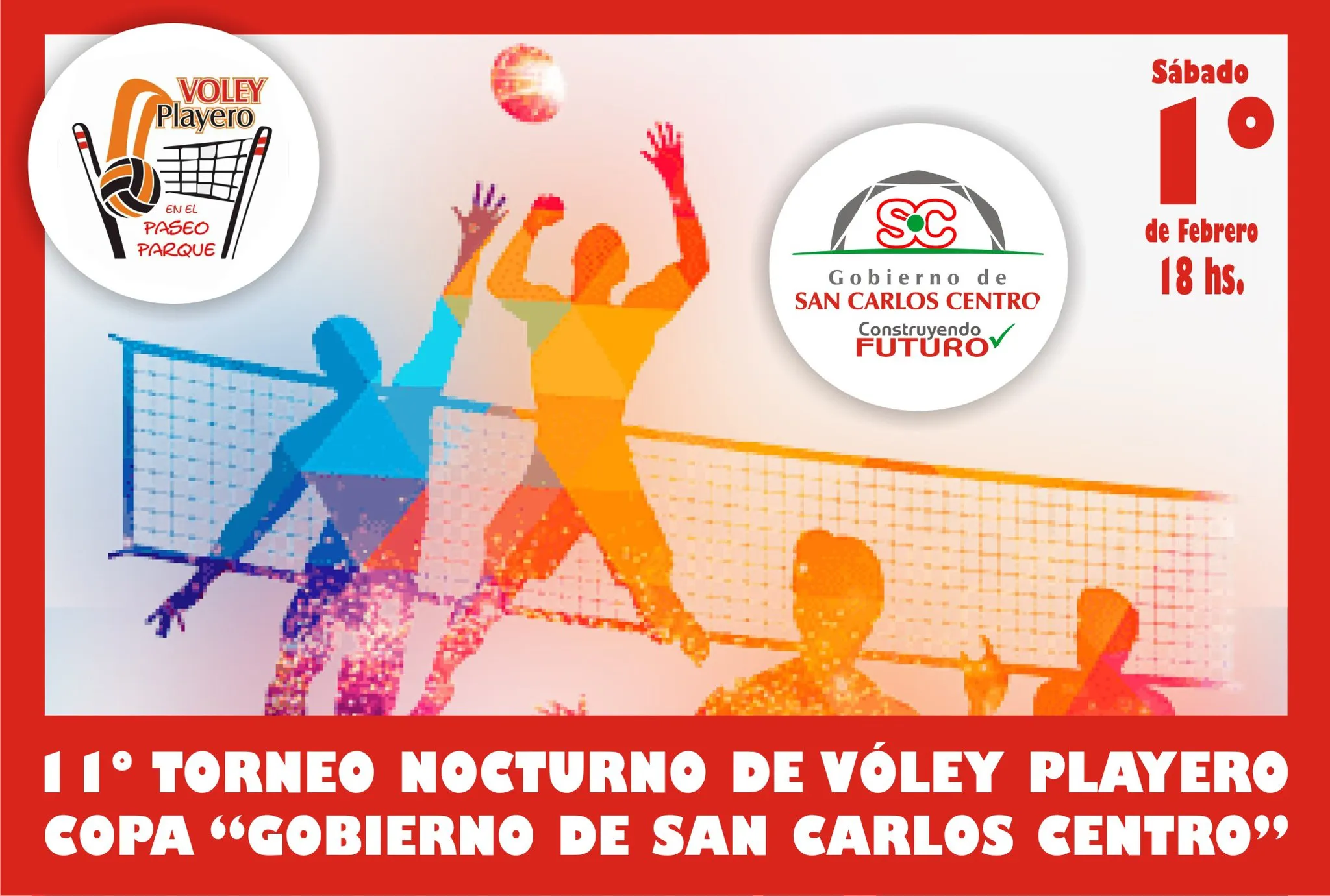 Este sábado 1º de febrero: Vóley playero en el Paseo Parque de la Ciudad