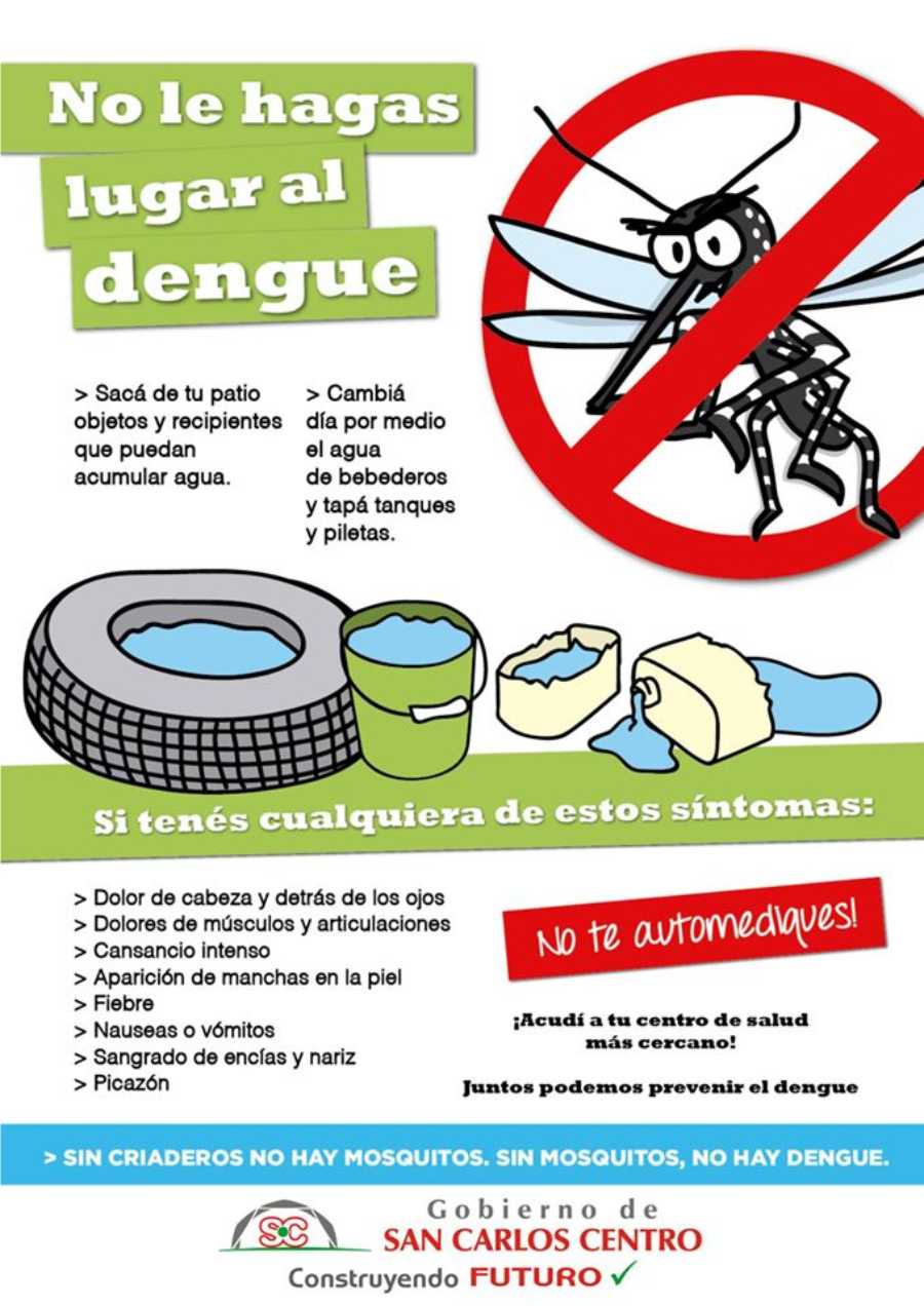 Medidas preventivas contra el Dengue