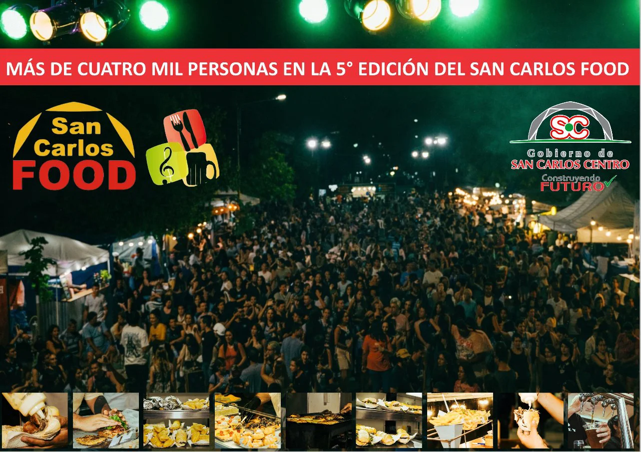 Más de cuatro mil personas en la 5° Edición del San Carlos Food